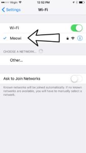 Forget Your Wi-Fi Network And Reconnect | UpPhone